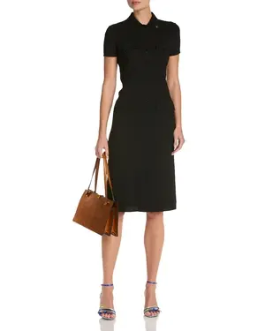 Versace Georgette Shirt Dress