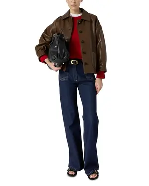 Gerard Darel Tinae Leather Jacket