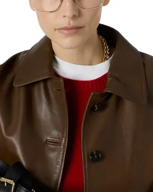Gerard Darel Tinae Leather Jacket