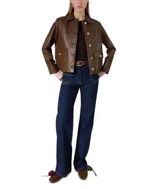 Gerard Darel Tinaya Leather Jacket