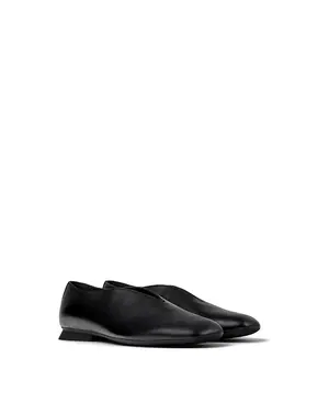 Camper Casi Myra Leather Ballerina - Black