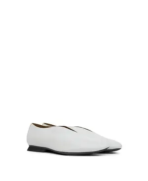 Camper Casi Myra Leather Ballerina - Grey