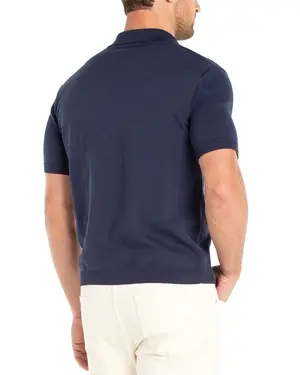 LIVERPOOL Short Sleeve Sweater Knit Polo
