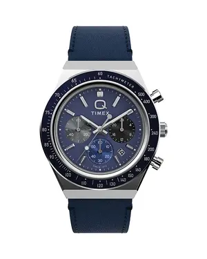 TIMEX Q Chronograph Strap Watch - Blue