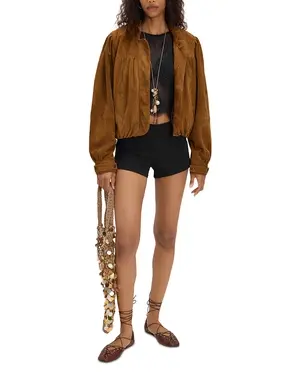 Free People Lunar Ash Lace Top - Black