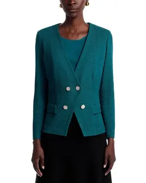 Misook Wrinkle Resistant Knit Jacket