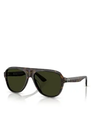 Oliver Spencer Paul Newman Sun Aviator Sunglasses - Tortoise