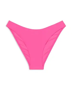 REISS Carina Fixed Side Bikini Bottom - Pink