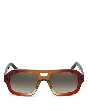 Celine 3 Dots Pilot Sunglasses, 53mm - Brown