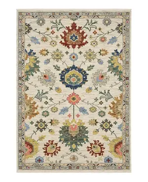 ORIENTAL WEAVERS Lucca 2888l 3'3 X 5' Area Rug - Ivory