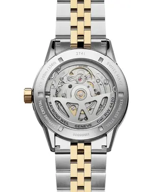 RAYMOND WEIL Freelancer Automatic Classic Two-tone Date Watch - Two-tone/blue