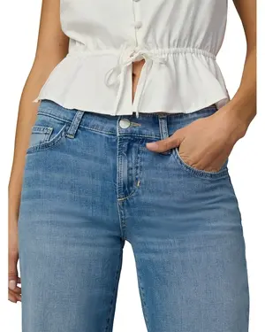 Joe's Jeans The Lou Lou Mid-rise Wide Leg Jeans