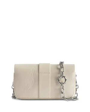 Zadig&Voltaire Patent Leather Chain Wallet Bag - Flash