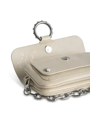 Zadig&Voltaire Patent Leather Chain Wallet Bag - Flash