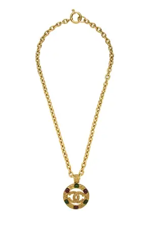 CHANEL Gripoix Filigree Necklace