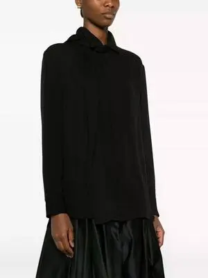 Balenciaga Tie-neck Shirt