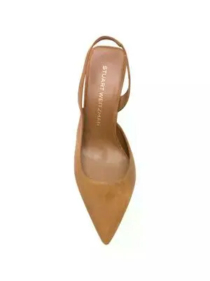 STUART WEITZMAN Vinnie Heeled Pumps - Brown