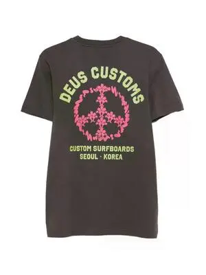 Deus Ex Machina Fancy Pansy Floral-print T-shirt