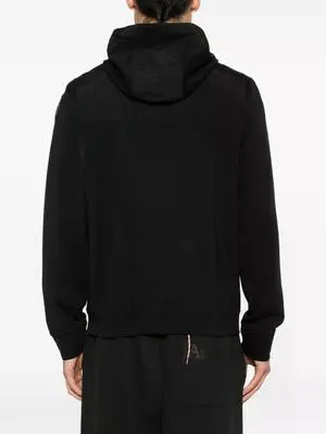 PARAJUMPERS Hooded Zip Sweater - Black