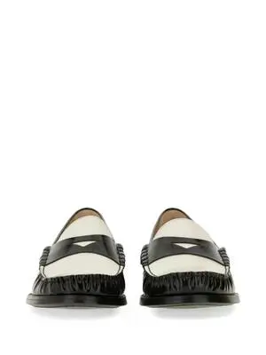 STUART WEITZMAN Lottie Two-tone Loafers