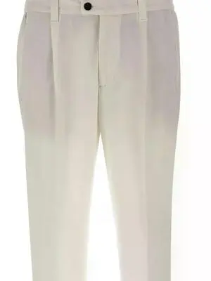 DEVORE INCIPIT Pleated Cuff Trousers - Neutrals