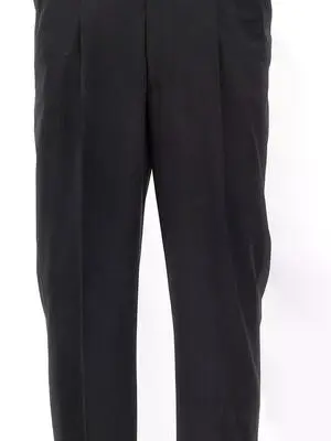 DEVORE INCIPIT Pleated Cuffed Trousers - Grey