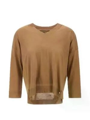 Herno V-neck Sweater - Brown
