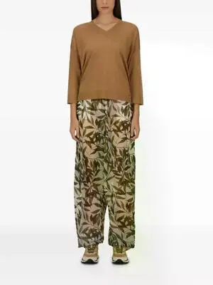 Herno V-neck Sweater - Brown