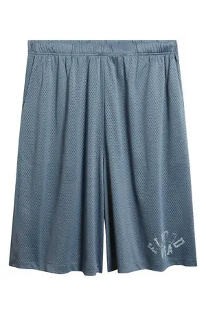 ELWOOD Canopy Mesh Basketball Shorts - Slate