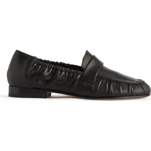 NEIL J. RODGERS Ruche Soft Loafer - Black