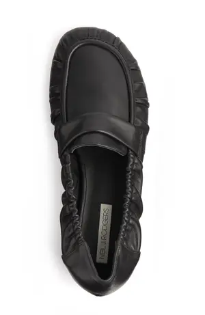 NEIL J. RODGERS Ruche Soft Loafer - Black