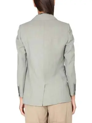 Brunello Cucinelli Fluid Twill Jacket - Green