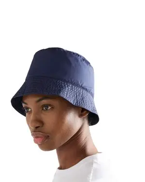 Prada Foldable Re-nylon Bucket Hat - Blue