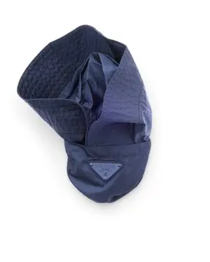 Prada Foldable Re-nylon Bucket Hat - Blue