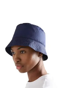Prada Foldable Re-nylon Bucket Hat - Blue