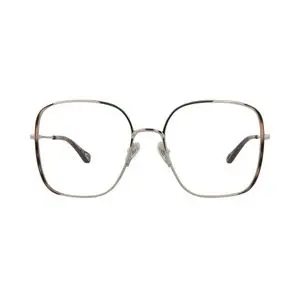 Chloé Square Metal Optical Frames - Silver