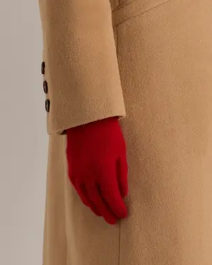 Quince Mongolian Cashmere Gloves - Varsity Red