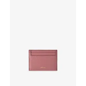 Mulberry Continental Grained Leather Card Holder 1 Size Pink Scrumpy