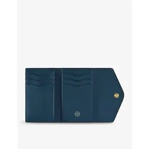 Mulberry Folded Multi-card Grained-leather Wallet - Night Sky