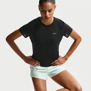 Nike Swift Breathe Dri-fit Short-sleeve Running Top - Black