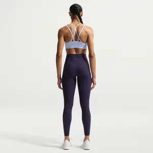 Nike Zenvy Strappy Light-support Padded Sports Bra - Blue