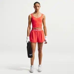 Nike Pro Sculpt -support Padded Sports Bra Tank Top - Red