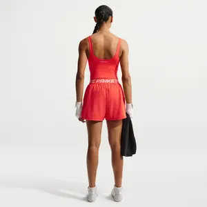 Nike Pro Sculpt -support Padded Sports Bra Tank Top - Red