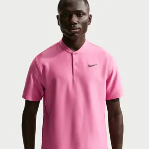 Nike Velocity Dri-fit Blade Collar Golf Polo - Pink