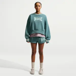 Nike Sportswear Phoenix Fleece High-waisted 4" Shorts - Grey