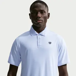 Nike Par Dri-fit Chest Logo Golf Polo - Grey