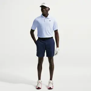 Nike Par Dri-fit Chest Logo Golf Polo - Grey