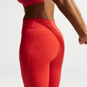 Nike Pro Sculpt High-waisted 7/8 Leggings With Pockets - Red
