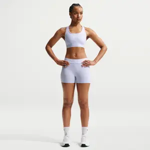 Nike Pro Mid-rise 3" Biker Shorts - Blue