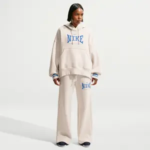 Nike Sportswear Phoenix Fleece High-waisted Wide-leg Pants - Brown